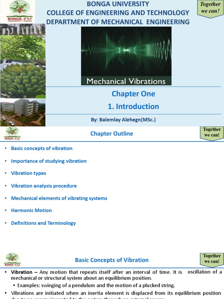 Mechanical Vibration Chapter 1 | PDF | Oscillation | Nonlinear System