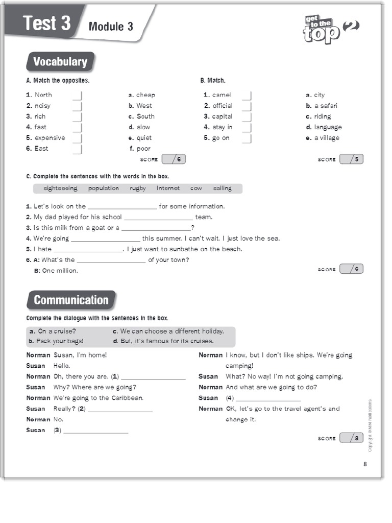 Get To The Tests Contents Test 1 (Module 1) ... 2 Test 2 (Module 2 ...