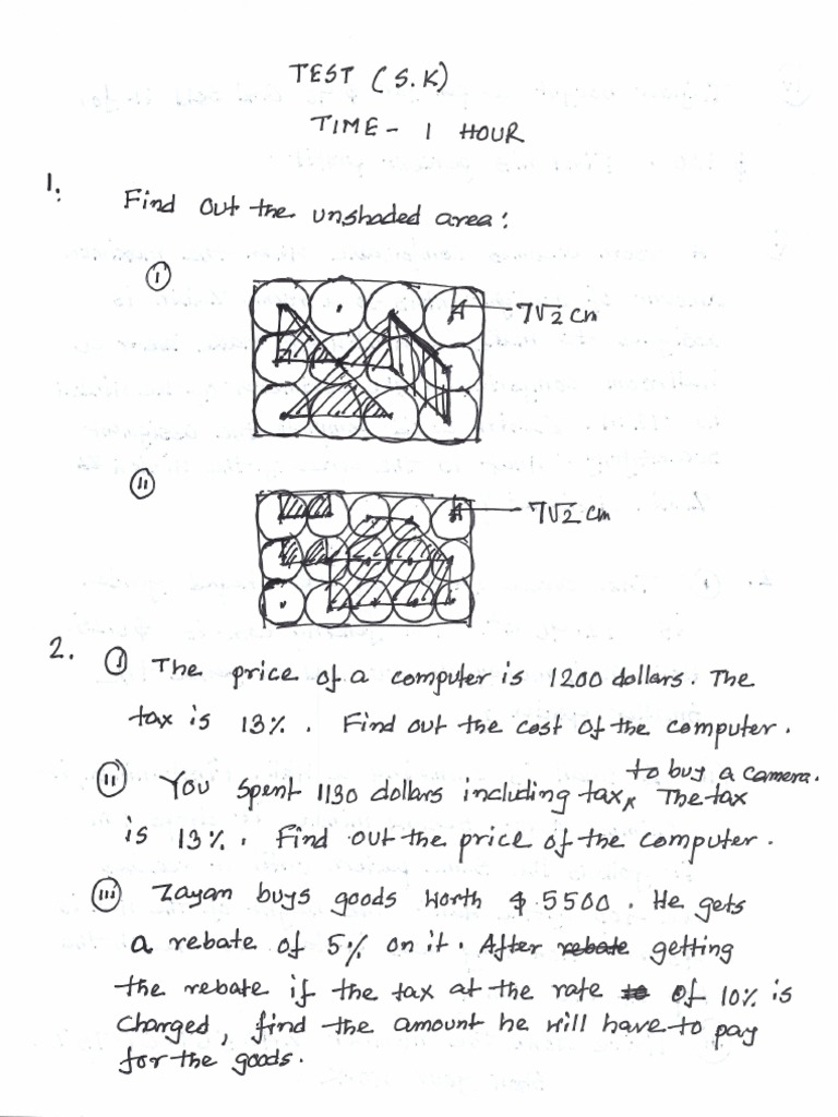 OCT 05 SK Test 2022 | PDF