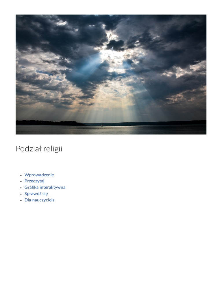 Podzial Religii | PDF