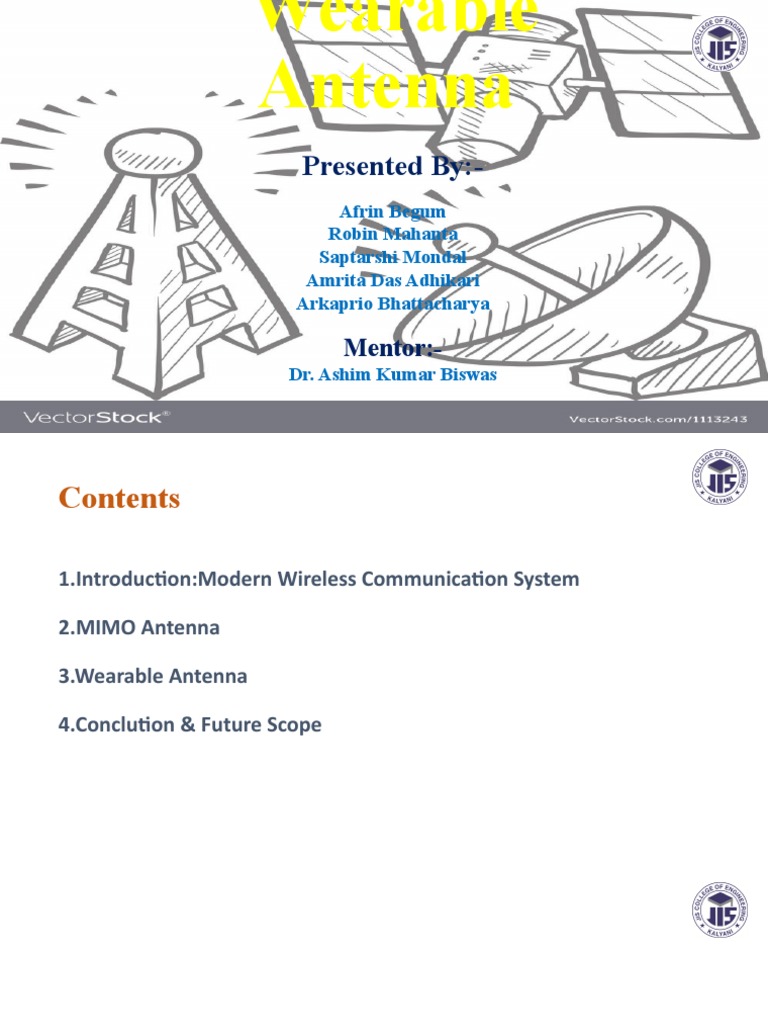 Wearable Antenna | PDF | Mimo | Radio