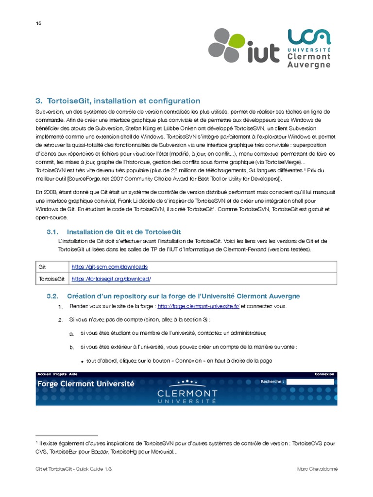 Tortoise Git 3 | PDF | Gestion de versions | Microsoft Windows
