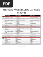 P90X Lean/Insanity Hybrid | PDF | Arm | Physical Exercise