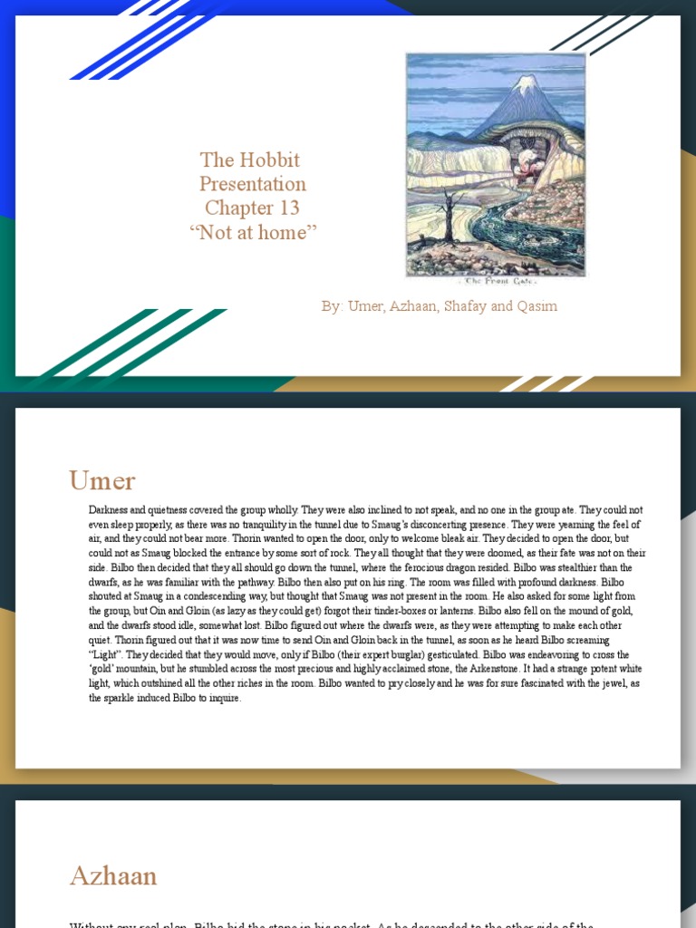 The Hobbit Presentation Chapter 12 | PDF | Bilbo Baggins | The Hobbit
