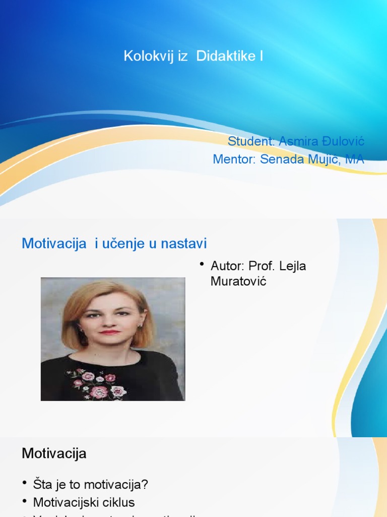 Didaktika Prezentacija | PDF