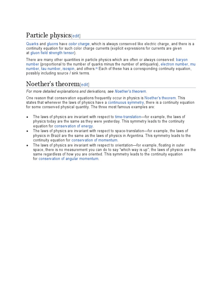 Conservation Laws in Particle Physics | PDF