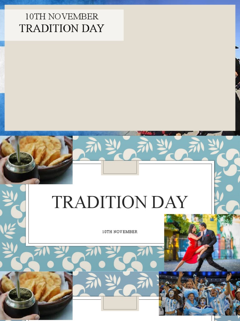 Tradition Day | PDF