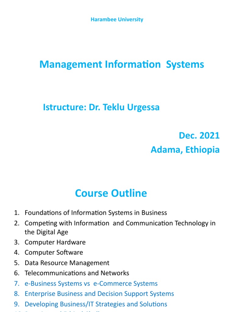 Lecture - 1 - Foundation of Information System | PDF | Information ...