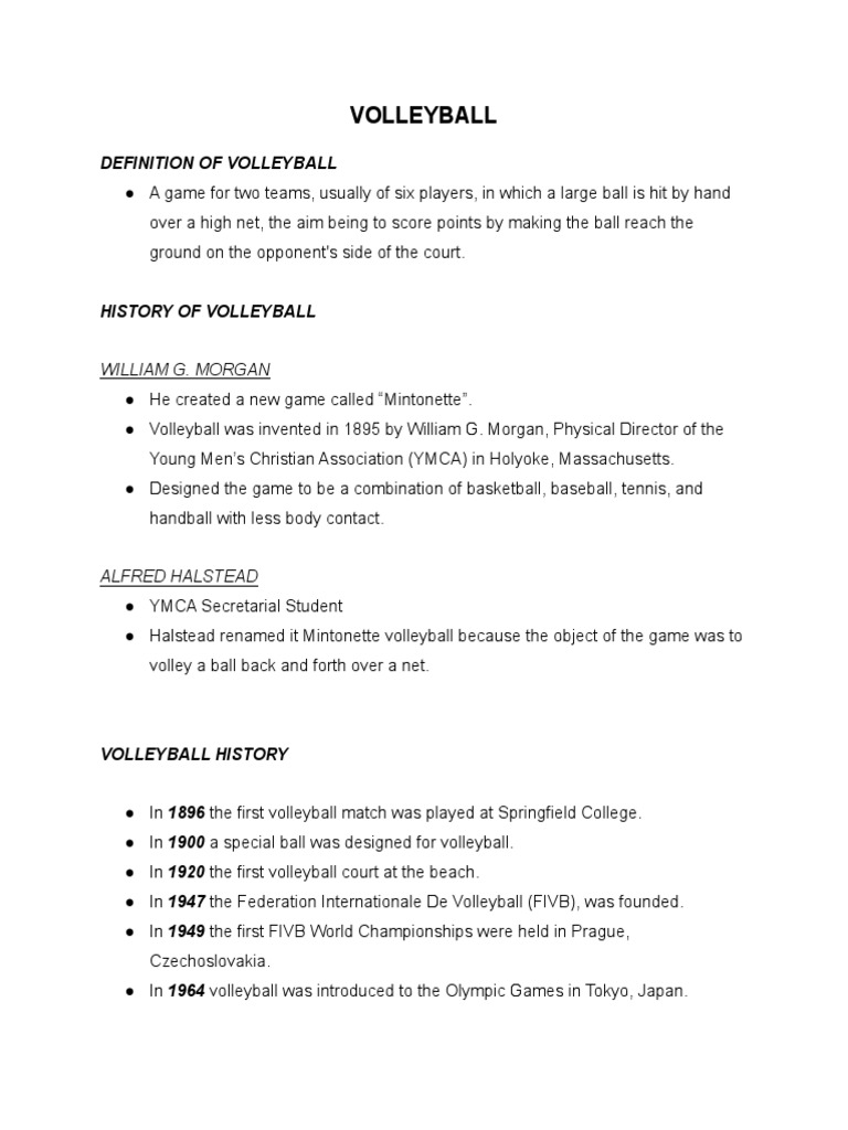 Volleyball | PDF