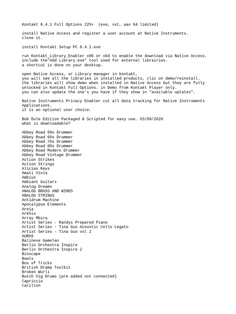 Install Full | PDF | String Instruments | Orchestras