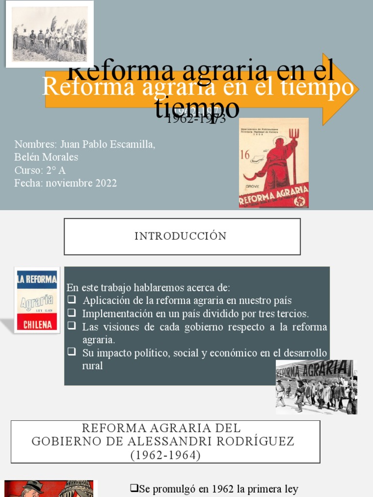 Reforma Agraria Chile 1.1 | PDF