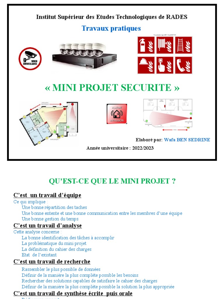 Mini - Projet 2022 2023 | PDF | Sécurité des systèmes d'information | Sécurité