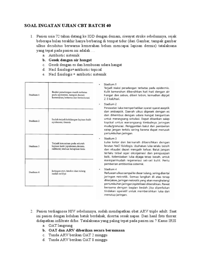 Soal Ingatan CBT Batch 40 | PDF | Pengembangan Diri | Sains & Matematika