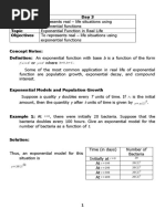Grade 11 1st Quarter Module 4 Representing Real Life Situations Using ...