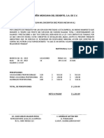 Formato de Recibo de Utilidades PTU | PDF | Salario | Finanzas (general)
