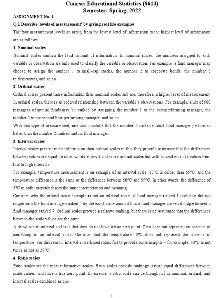 assignment-no-1-q-1-describe-levels-of-measurement-by-giving-real
