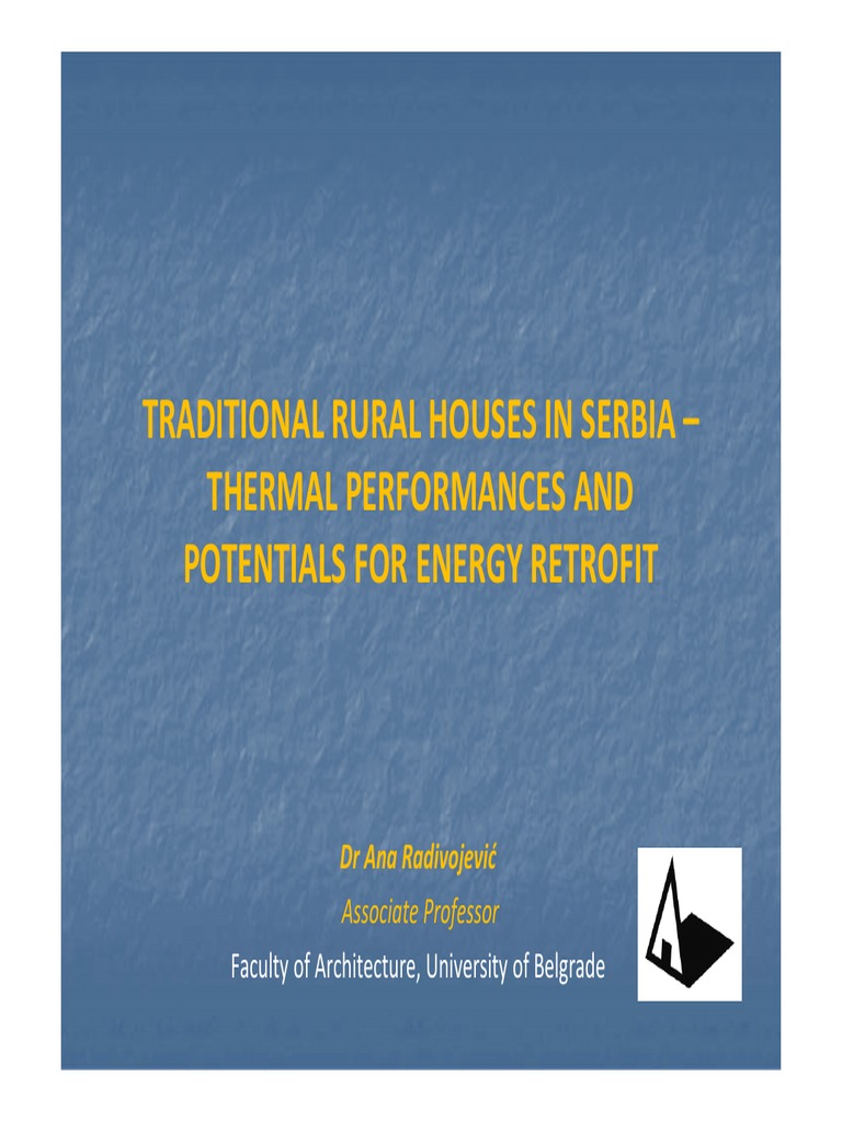 Ana Radivojevic | PDF | Building Insulation | Serbia