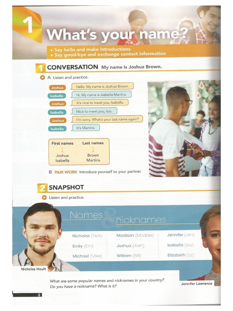 Interchange Intro Units 1-8 | PDF