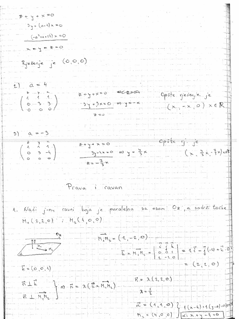 Vjezbe - Prava I Ravan | PDF