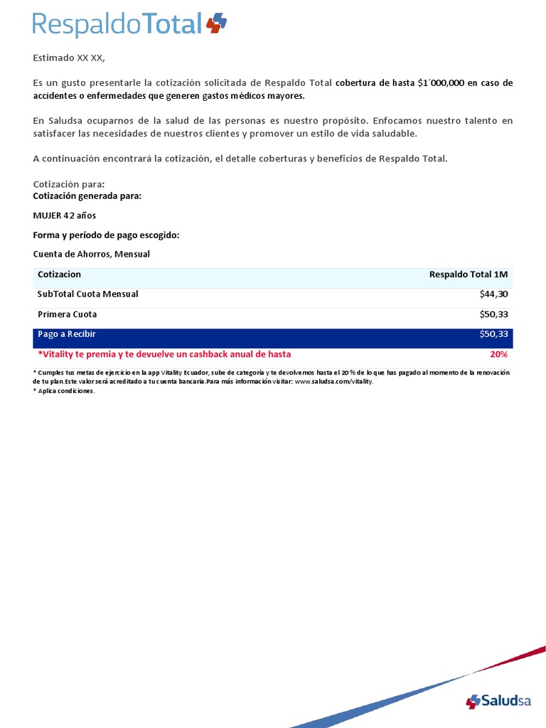 Cotizacion - 2022-12-09T215510.859 | PDF | Hospital | Ciencias de la Salud
