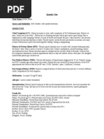 HEENT Focused Exam Soap Note | PDF | Allergen | Allergy