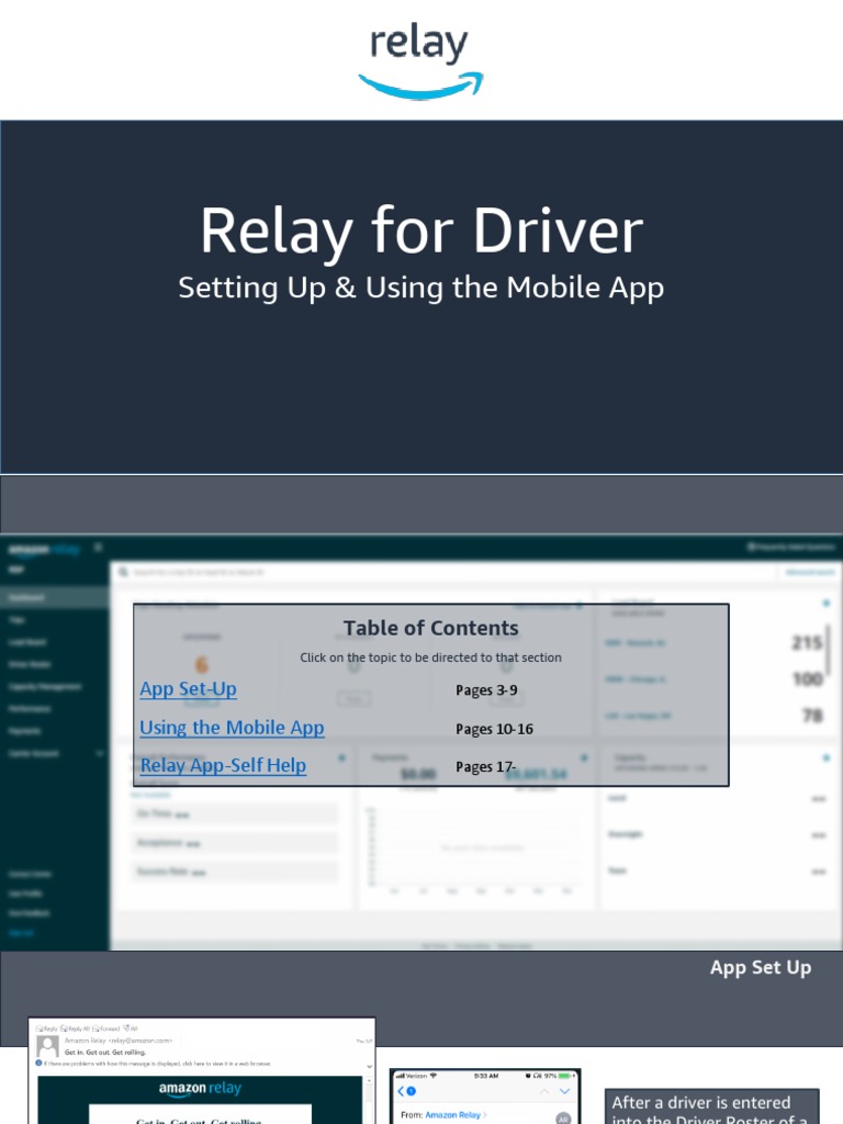 Set Up the Relay Driver App | PDF | Mobile App | Google Play