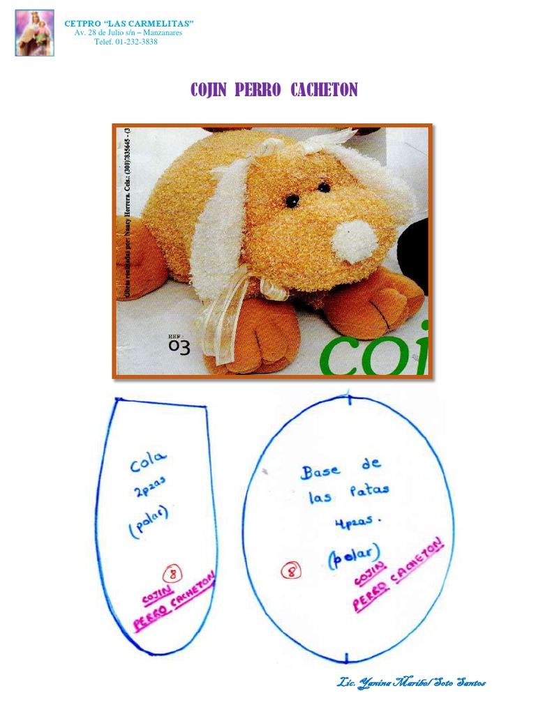 Proyecto Cojin Perro Cacheton - PPP | PDF