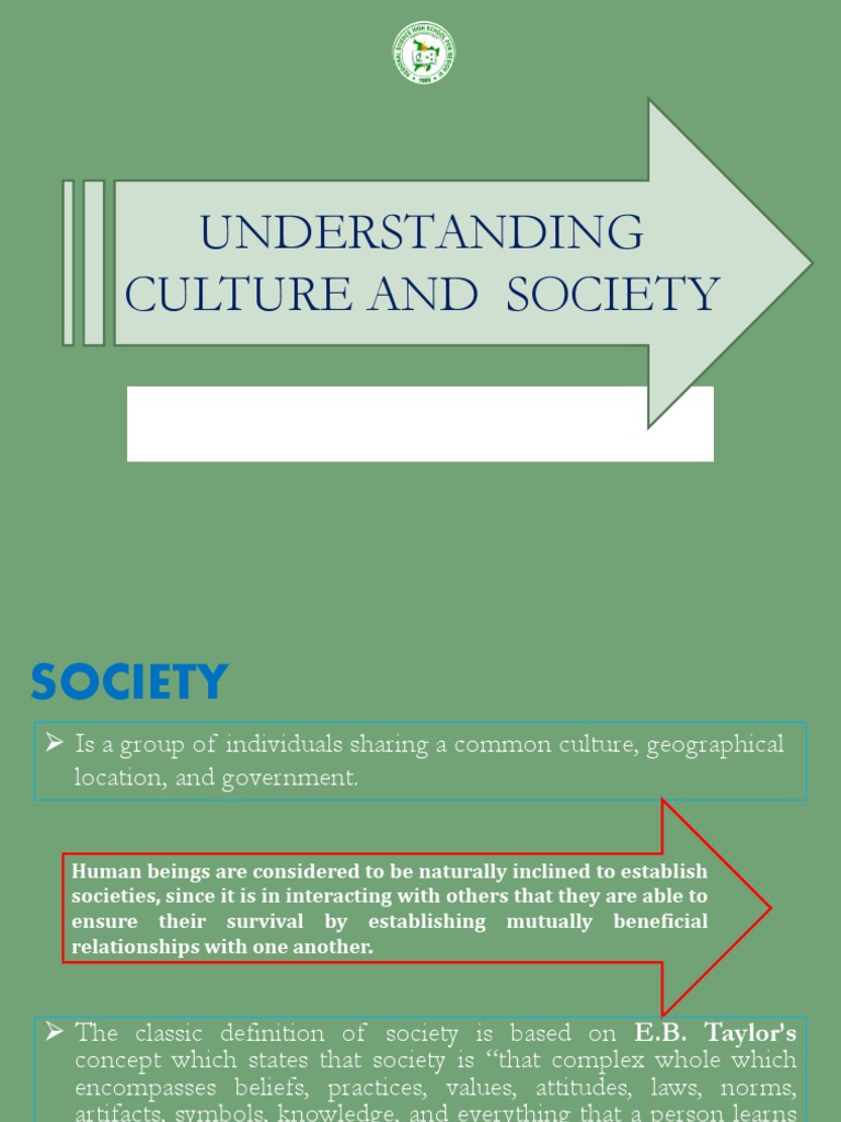Understanding the Dynamic Relationship Between Society and Culture ...