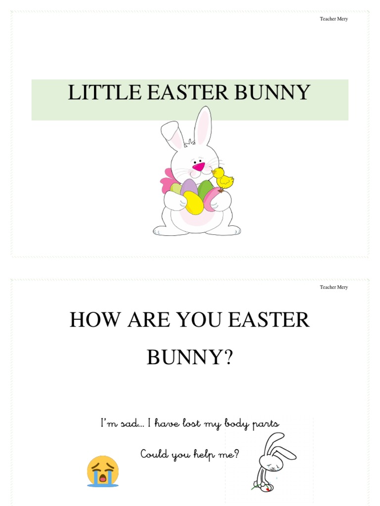 Little Easter Bunny's Missing Parts | PDF