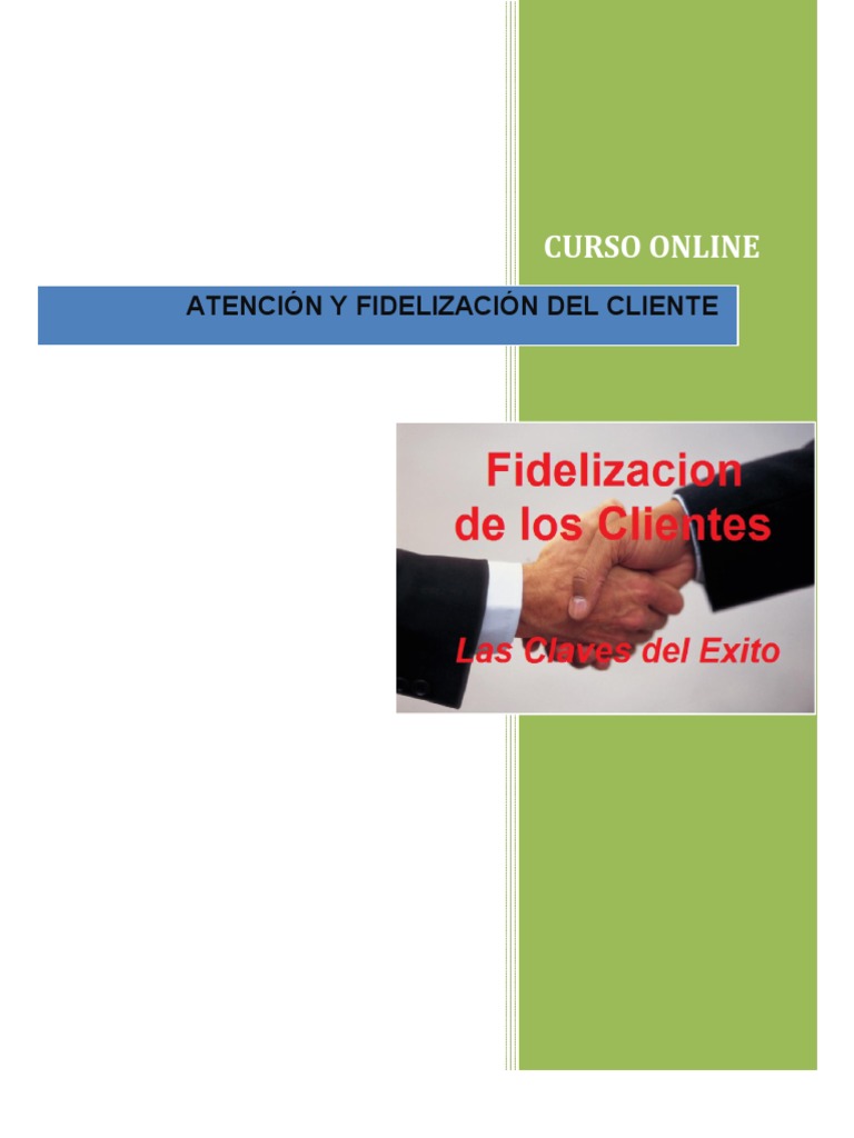 Fidelizacion de Cliente | PDF | Calidad (comercial) | Cliente