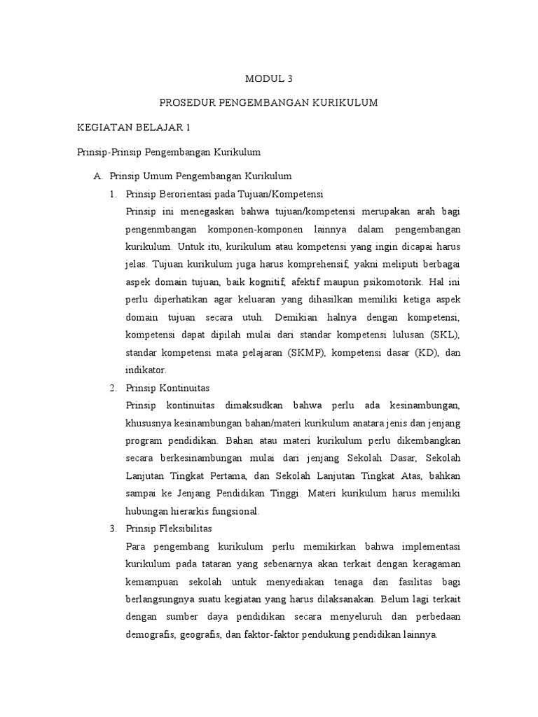 Rangkuman Modul 3 KB 1 | PDF