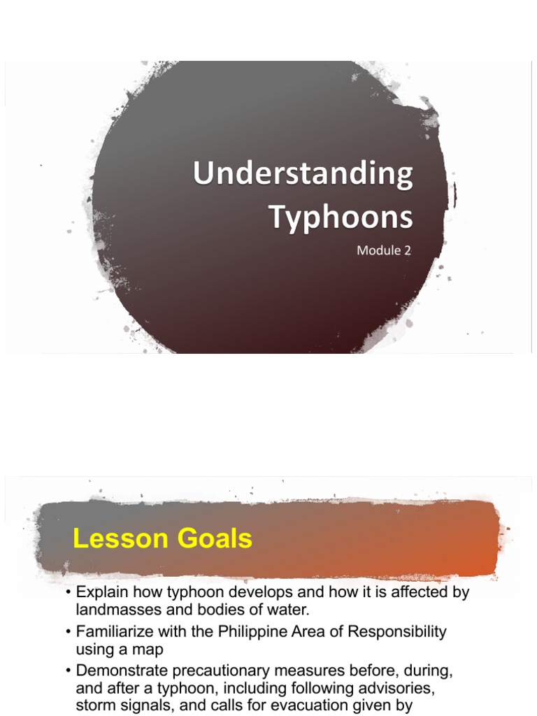 Understanding Typhoons: Formation and Safety | PDF | Tropical Cyclones | Storms