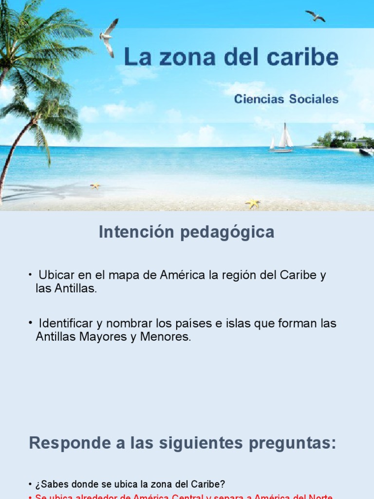 Mapa y Países del Caribe y Antillas | PDF | Antillas | caribe