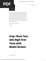 A2 Flyers Exam Practice Part 7 | PDF | Language Arts & Discipline