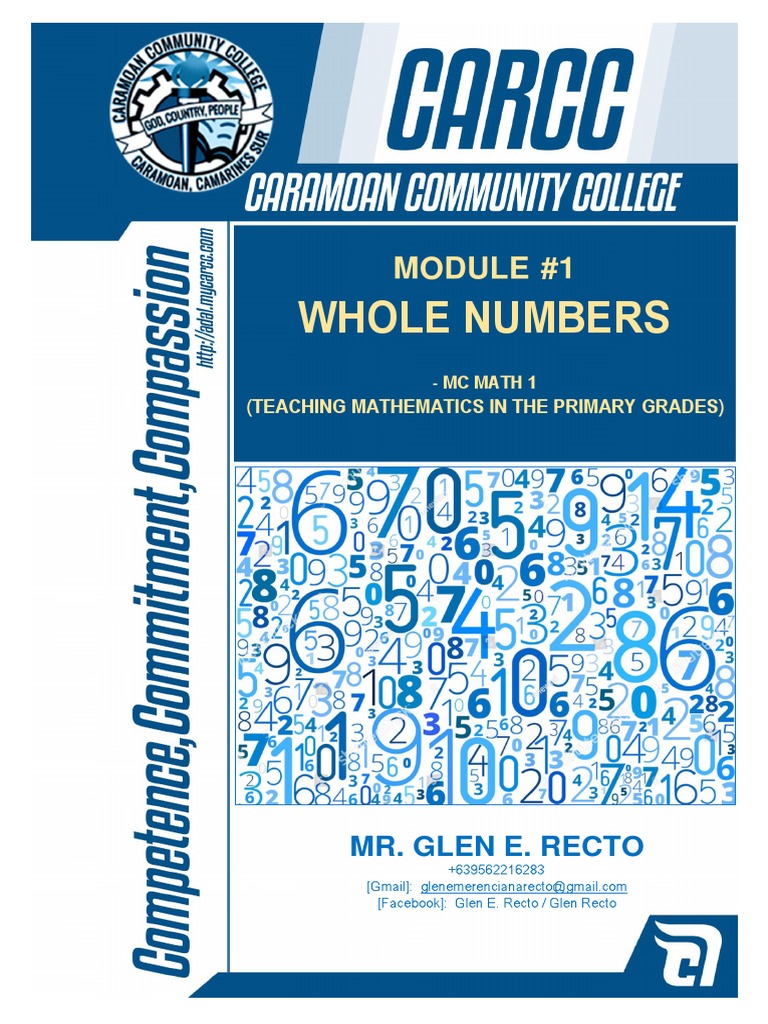 Module 1 in MC Math 1 Complete | PDF | Cognition | Learning