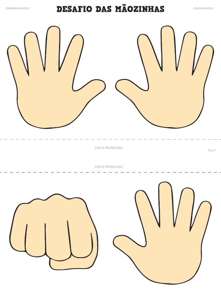 Desafio Das Mãozinhas Be De Brincadeira Pdf