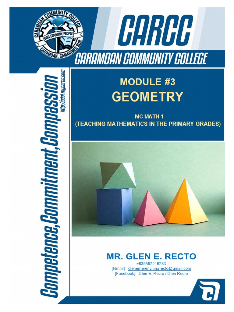 Module 3 in MC Math 1 Complete | PDF | Geometry | Mathematics
