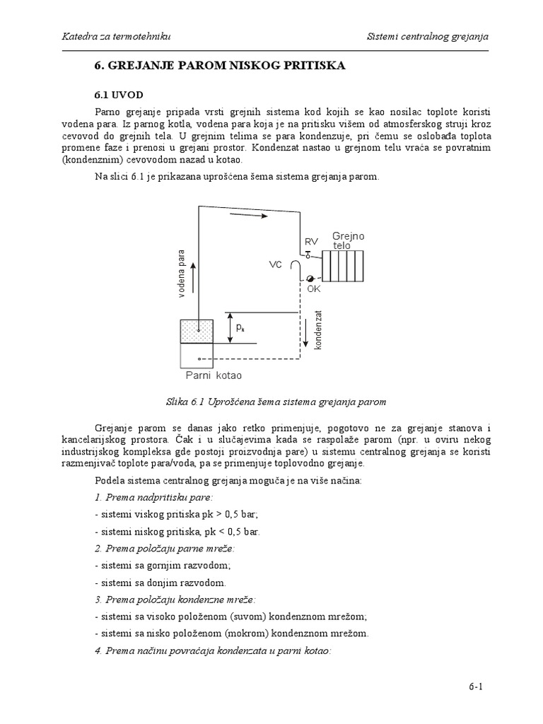 SCG 6 Parno Grejanje | PDF