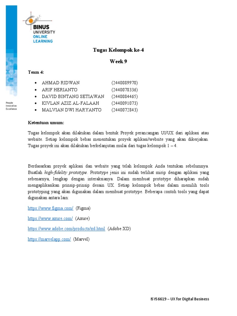 2111 Isys6619035 Mace TK4-W9-S13-R0 Team4 | PDF