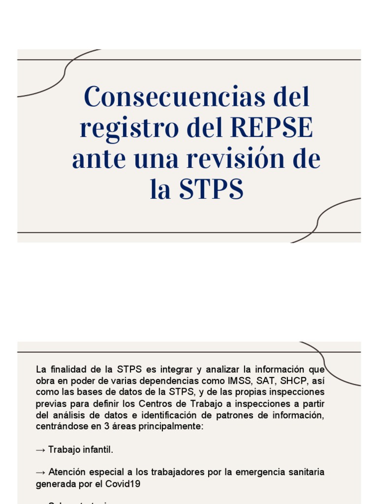 Registro Repse | PDF | Outsourcing | Contratista general