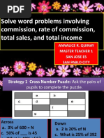 Lesson - 3 Solve Problem Involving Direct Proportion, Indirect ...