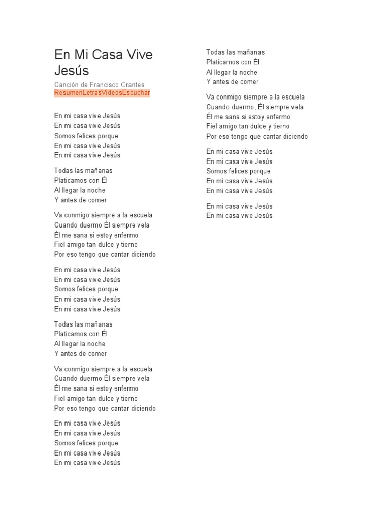 En Mi Casa Vive Jesús | PDF | Deidad creadora | Abrahán