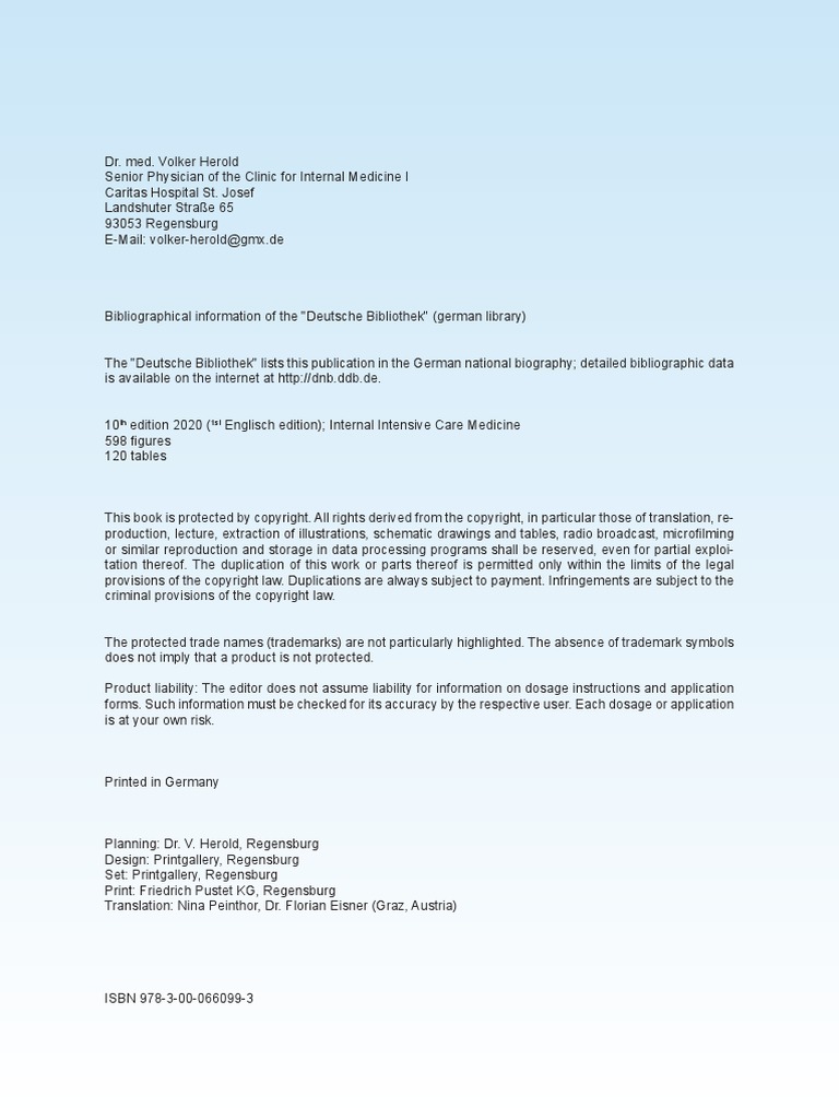 Book Basics of Intensive Care Medicine Last Update 01-12-20201 | PDF ...