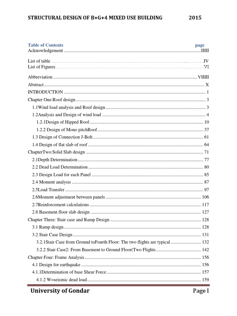 Structural Design of B G 4 Mixed Use Building With Basement | PDF | Beam (Structure) | Strength ...