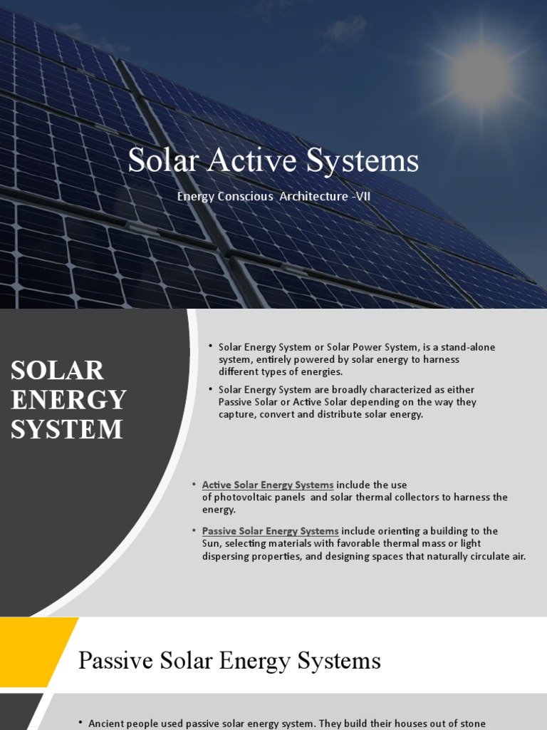 Solar Active Systems | PDF | Solar Energy | Water Heating