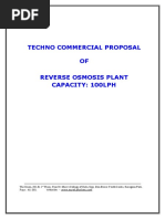 RO Plant Specifications and Features | PDF | Transparent Materials | Water