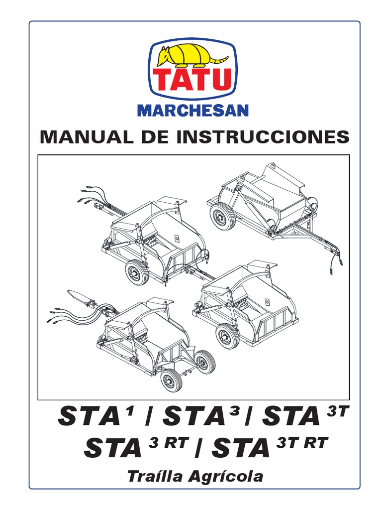 Sta / STA / Sta STA / Sta: Manual de Instrucciones | PDF | Tractor ...
