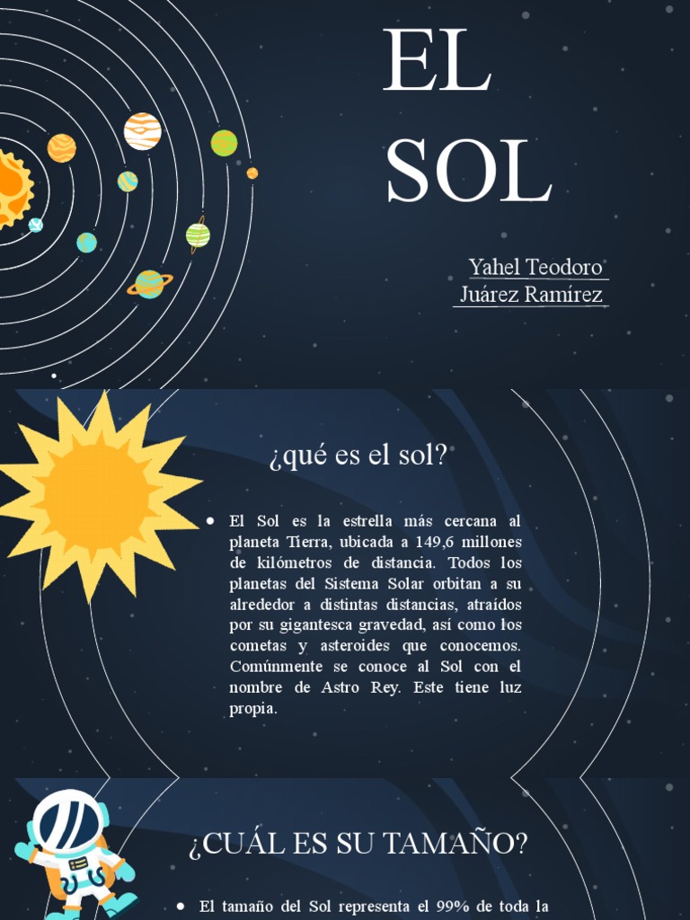 El Sol: Características y Funciones | PDF | Dom | Tierra