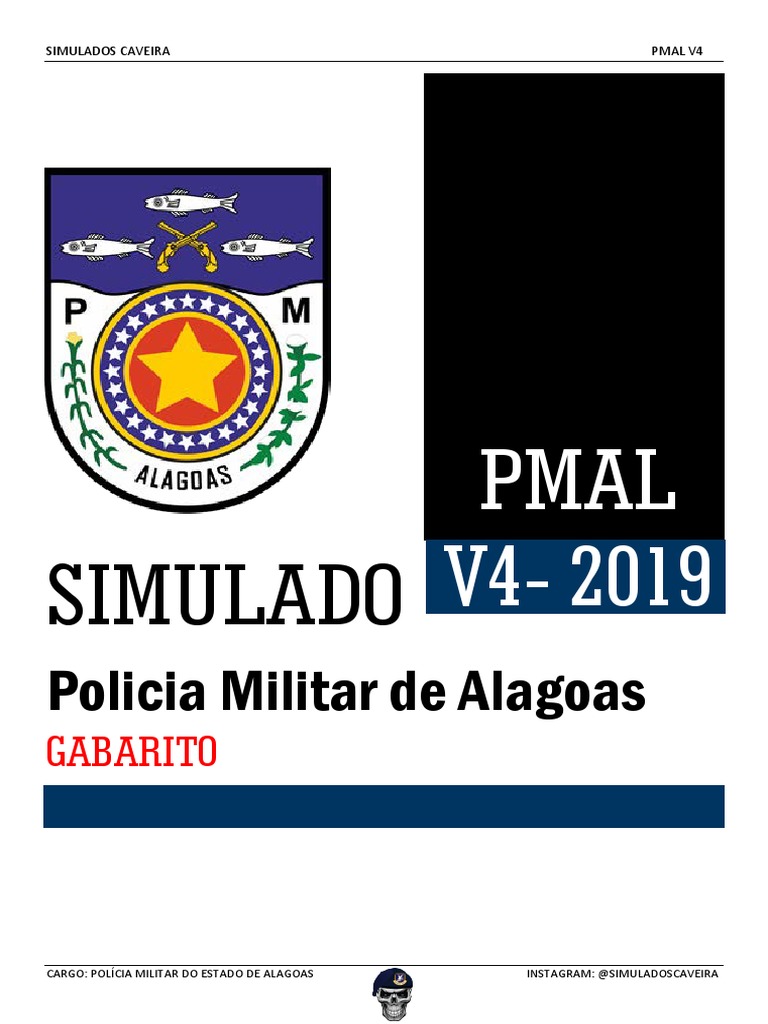 Simulado V4 PMAL Gabarito | PDF