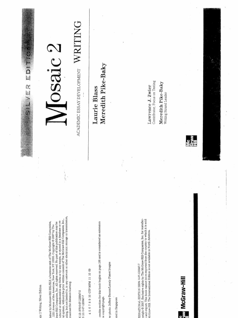 Mosaic 2 Writing | PDF